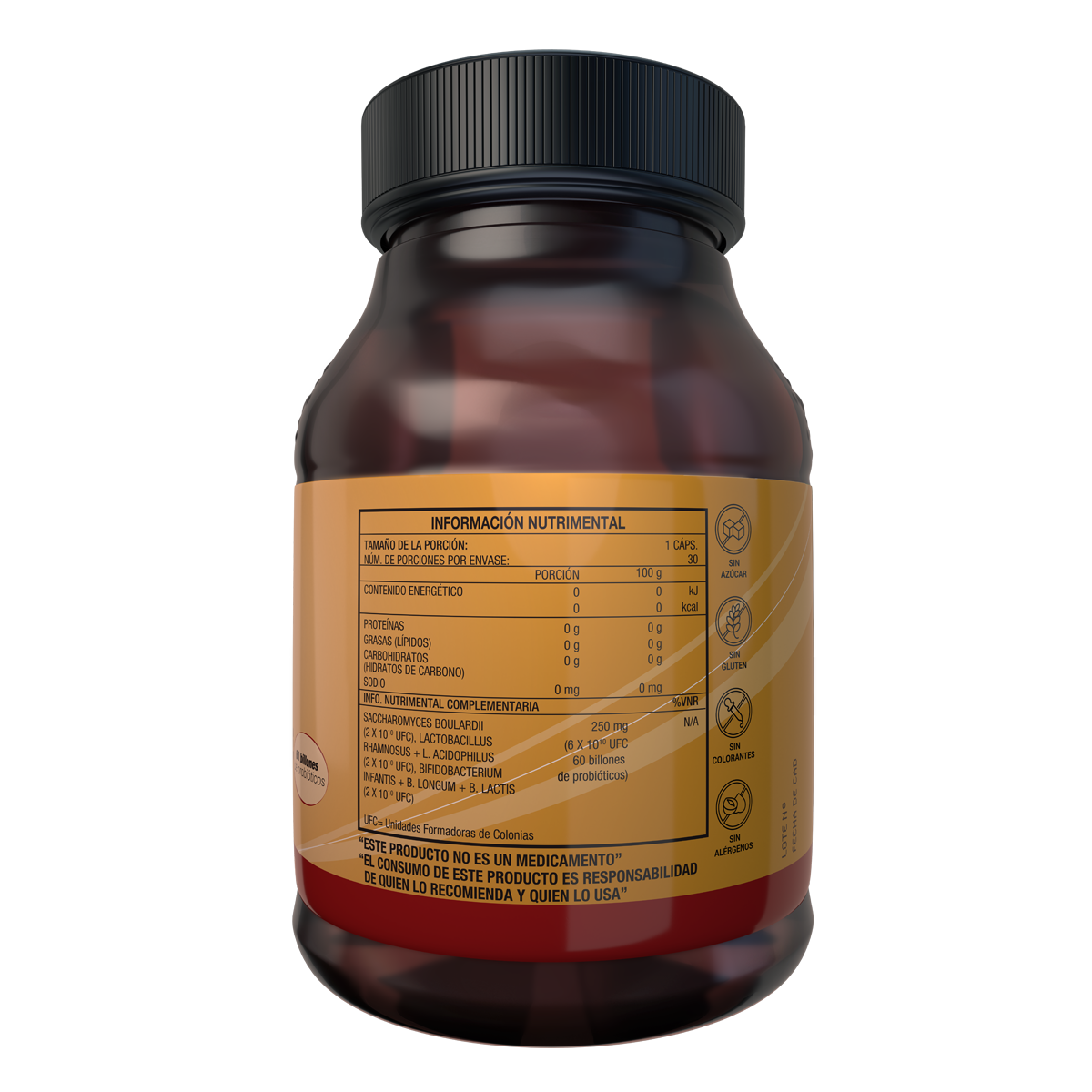 MICROBIOTA COMPLEX CARE 30 CAPS 500 MG LIB PROL BIFIDOBACTERIAS MULTIC ...